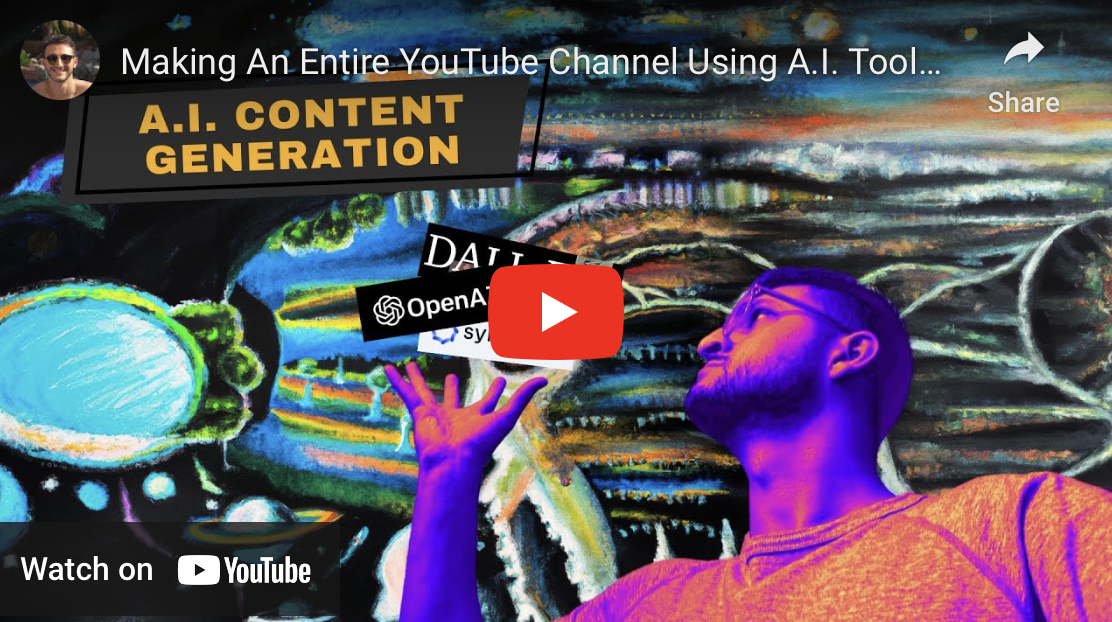 How To Create Content And Videos With A.I. – Making An Entire YouTube ...